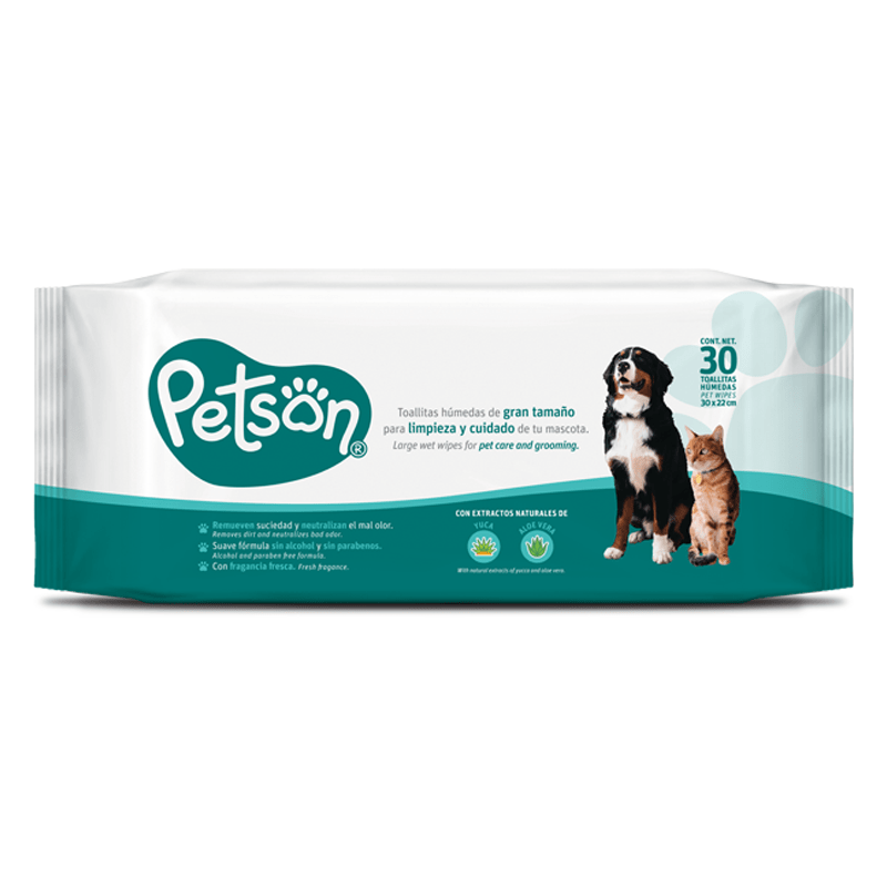 Petson Toallitas Húmedas Para Pelaje - Betone