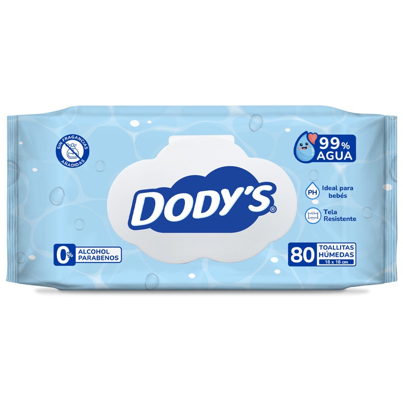 Dody's Toallitas Húmedas Aqua - Betone
